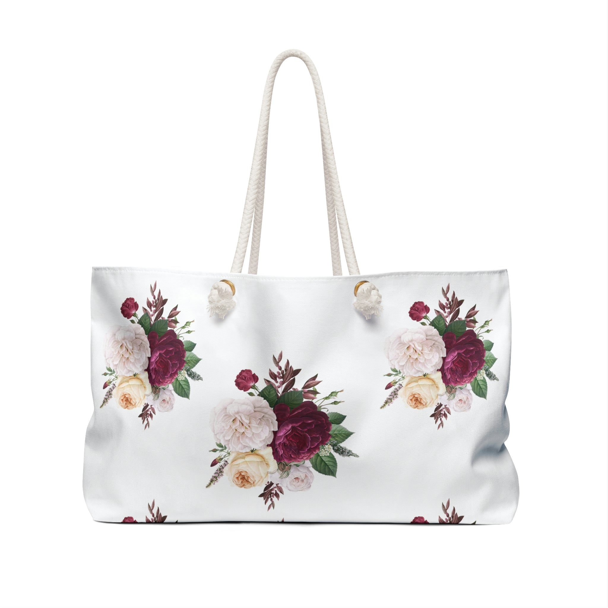 Red Floral Weekender Bag – Terra Monsoon